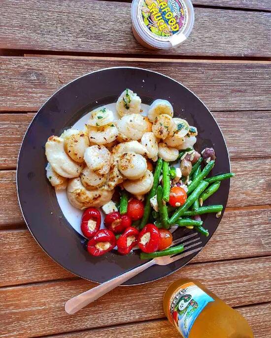 Menu at The Deck cafe, Capalaba