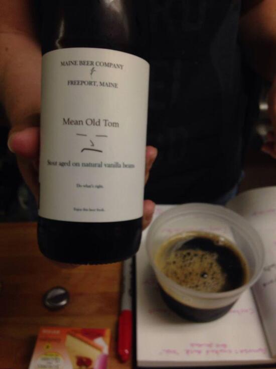 Menu at The Morning Moon Cafe, Brooklin