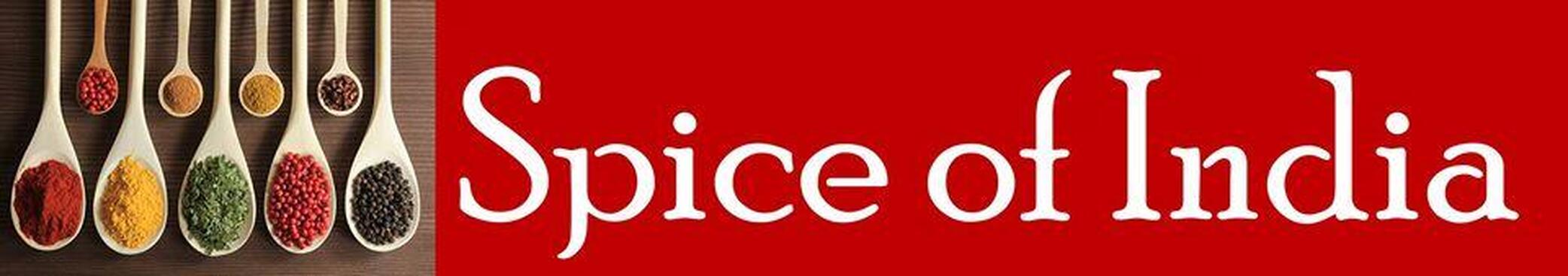 Speisekarte von Spice of India, Basel