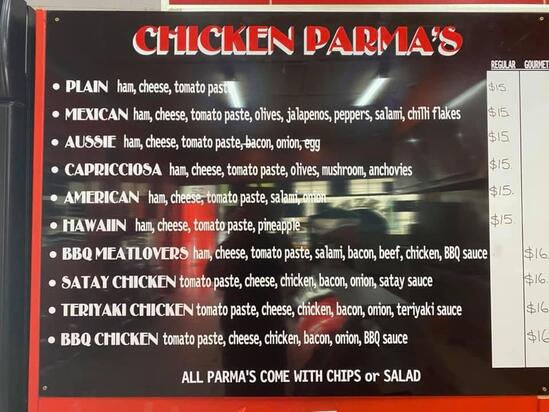 Menu at Rounda 3 - Pizza, Fish and Chips pizzeria, Alexandra