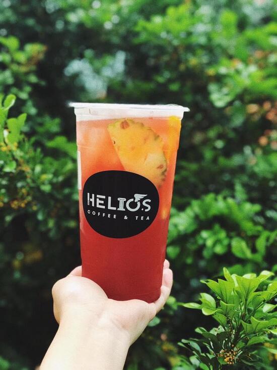 Menu at HELIOS MILKTEA & COFFEE cafe, Long Khanh