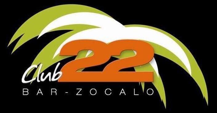 Menu at club 22, Monterrey