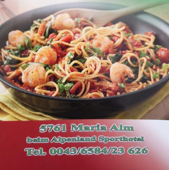 Speisekarte von Pizzeria Milano, Maria Alm