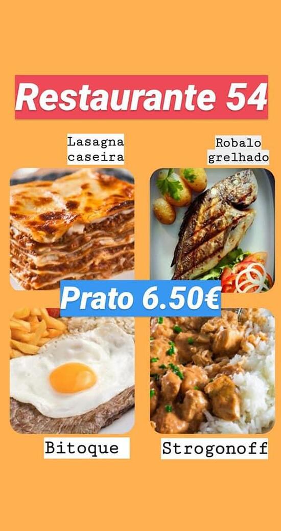 Menu at Restaurante Grill 54, Albufeira