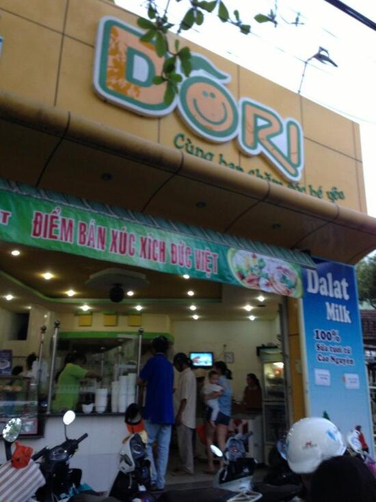 Menu at Dori restaurant, Nha Trang