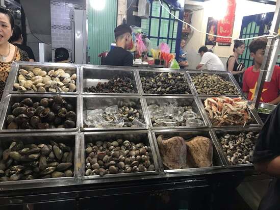 Menu at Quán Ốc Loan restaurant, Ho Chi Minh City, Lô C - chung cư ...