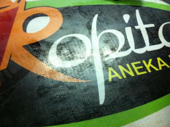 Menu at Kopita Aneka Rasa restaurant, Jakarta