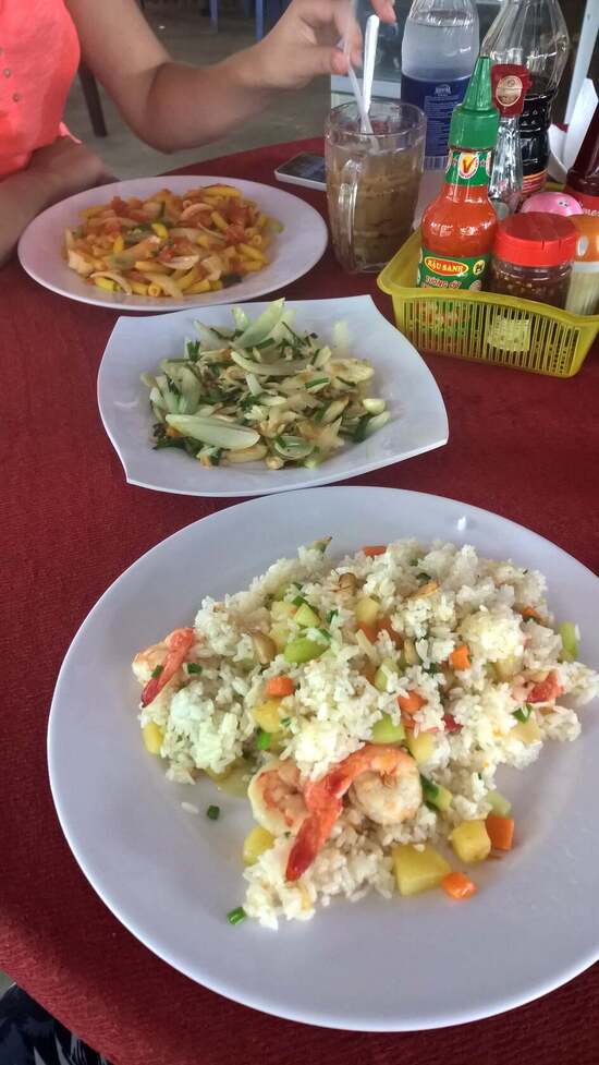 Menu at Bao Quy restaurant, Phu Quoc