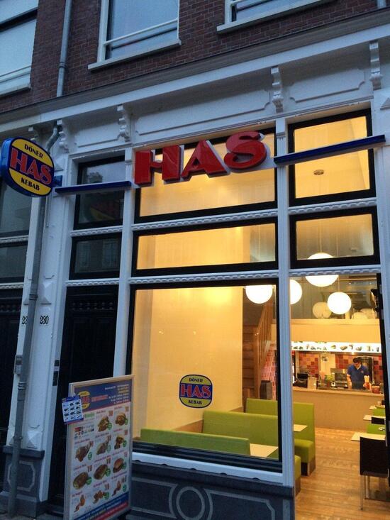Speisekarte von Has Doner Kebab, Amsterdam