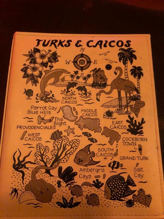 Carta del restaurante Voodoo Daddy's, Norwich