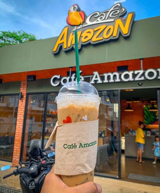 Menu at Café Amazon cafe, Hat Yai