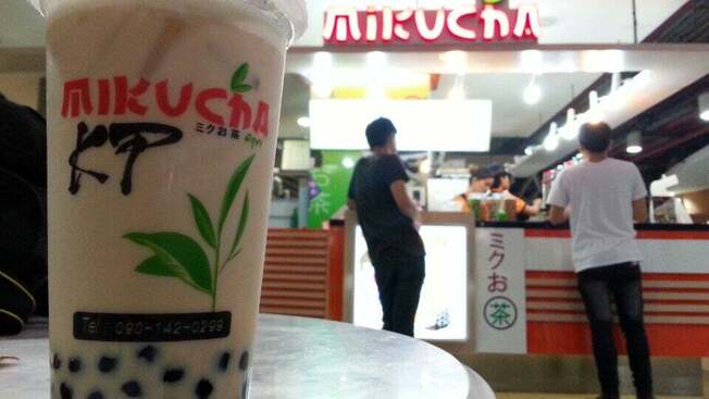 Menu at Mikka cafe, Bangkok