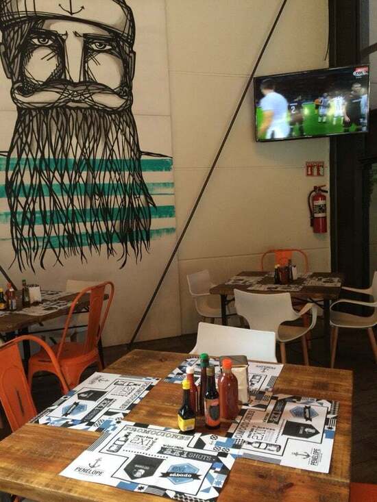 Carta de Penélope Tacos de mar & Bar, Ciudad de México, Rio Magdalena ...