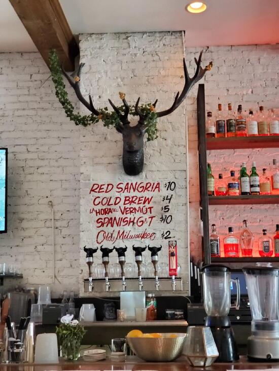 Menu at Movida at Hotel Madrid pub & bar, Milwaukee