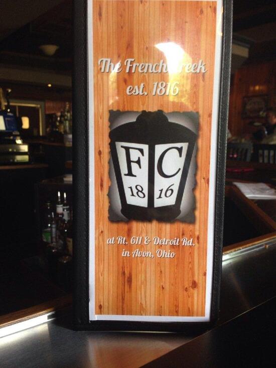 Menu at The New French Creek Tavern (TFC) restaurant, Avon