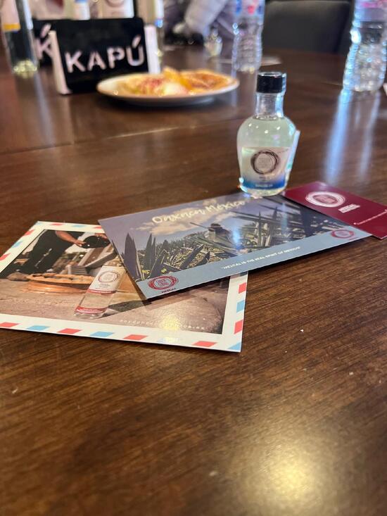 Menu at Kapú restaurant, Saltillo