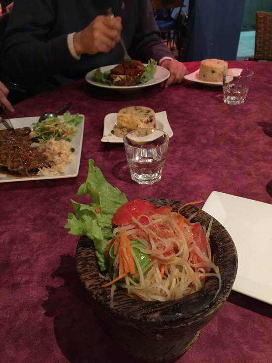 Menu au Le Siam restaurant, Pornichet