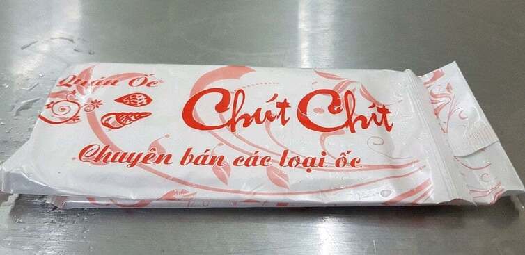 Menu at Chút Chít Seafood restaurant, Ho Chi Minh City