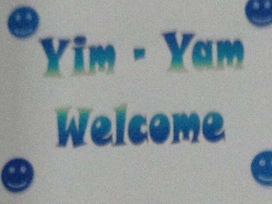 Menu at Yim Yam restaurant, Nang Lae