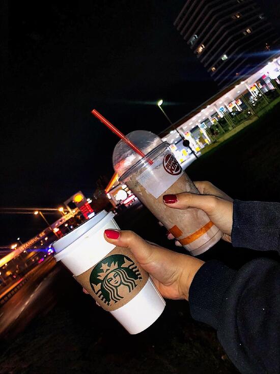 Menu at Shell Espri cafe, Istanbul