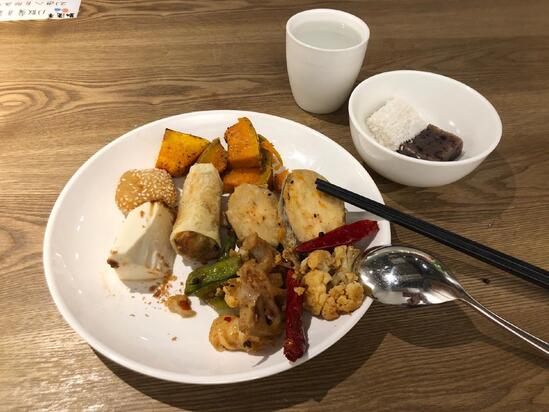 Menu at Ahimsa Buffet Central, Hong Kong, Shop 5