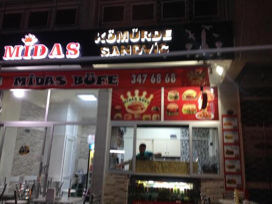 Menu at Midas Büfe, Izmir