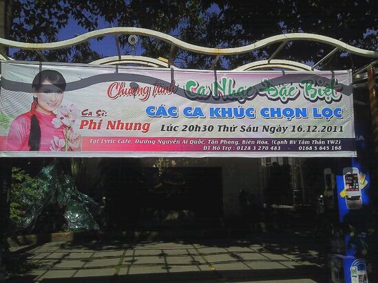 Menu at Lyric Coffee, Bien Hoa