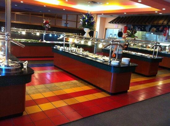 Menu at Asian Buffet restaurant, Houston, Fuqua St