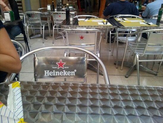 Menu at Heineken Beer Corner pub & bar, Turin