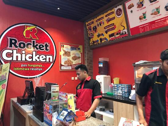 Menu at Rocket Fried Chicken restaurant, Batu Layar