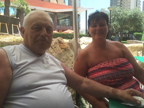 Menu at The Terrace Bar, Benidorm