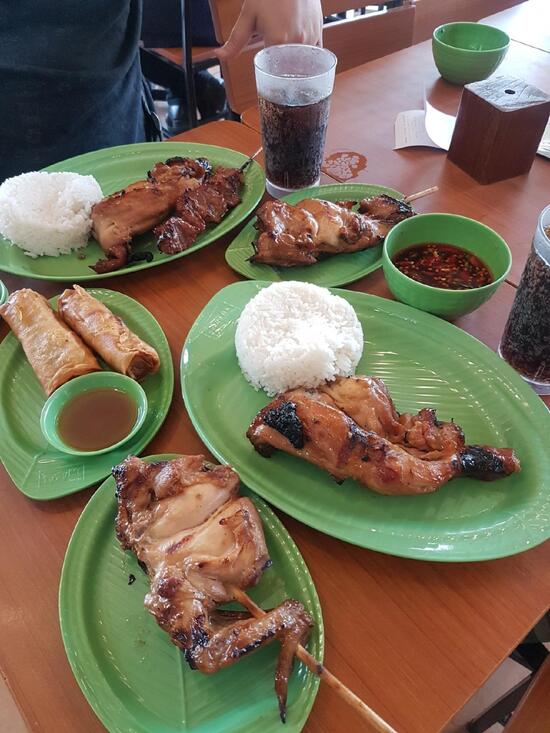 Menu at Mang Inasal restaurant, Plaridel