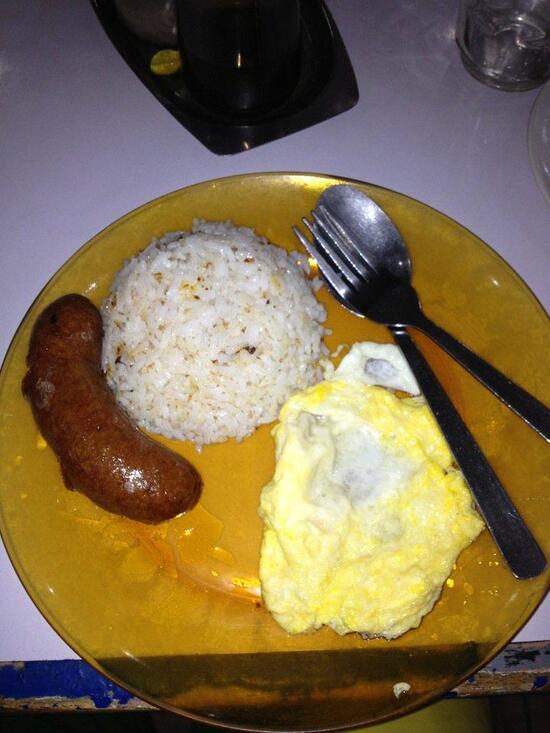 Menu at Taps Busog-Pinoy restaurant, Davao City