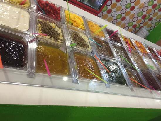 Menu at Frutal Yogurt Escobedo, Mexico
