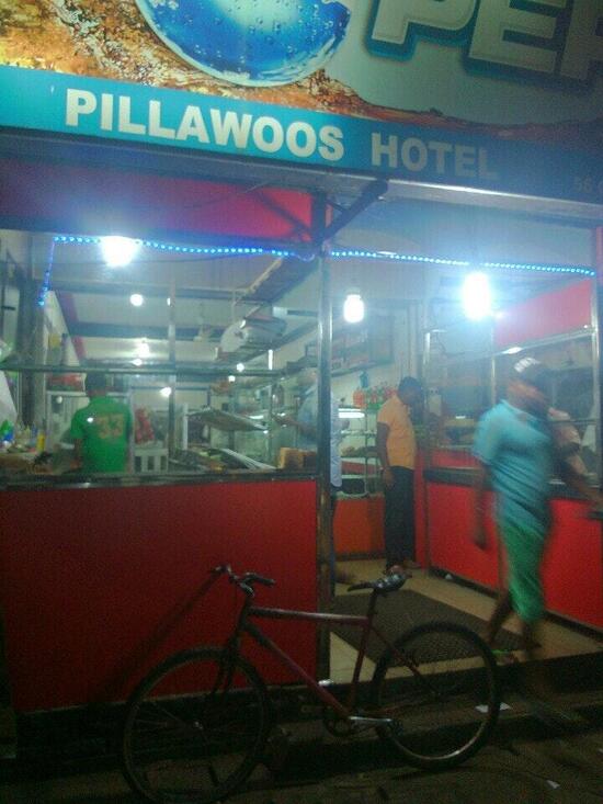 Menu at Pilawoos Hotel restaurant, Moratuwa