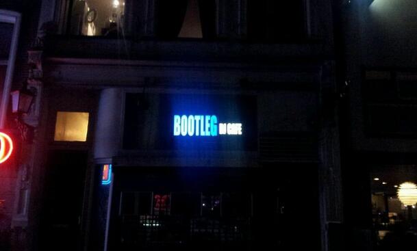 Menu at Bootleg DJ Café, Rotterdam