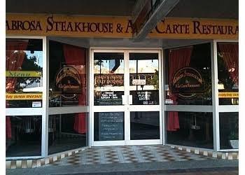 Menu at Sabrosa Steakhouse, Bundaberg Central