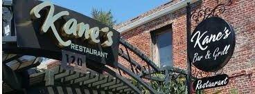 Menu at Kane's Restaurant, Grass Valley