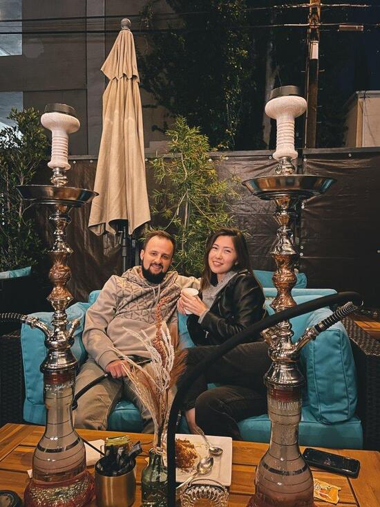 Menu at ATMOSPHÈRE HOOKAH LOUNGE restaurant, Los Angeles
