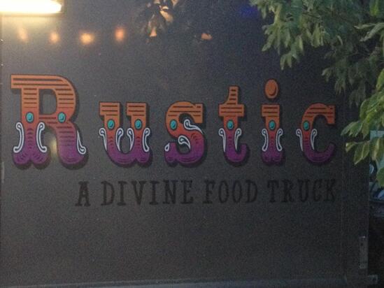 Menu at Rustic A Divine Food Truck restaurant, Albuquerque