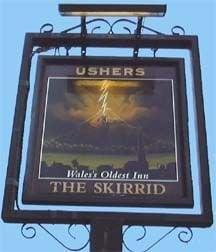 Menu at The Skirrid Mountain Inn restaurant, Abergavenny