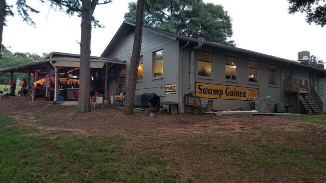 Menu at Swamp Guinea Restaurant, Hartwell