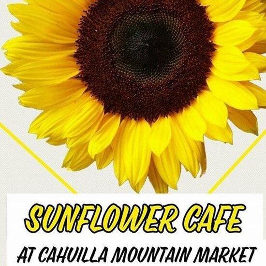 Menu at Sunflower Cafe, Anza