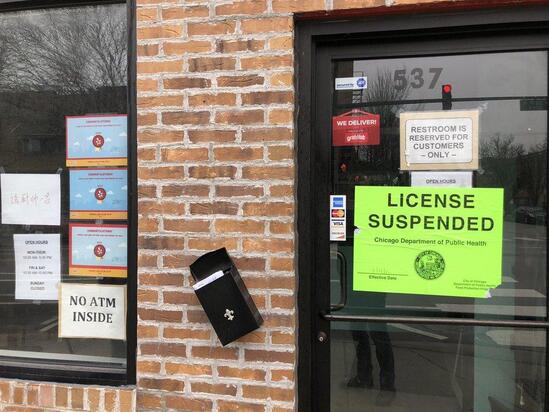 Menu at Wing yip breakfast restaurant, Chicago