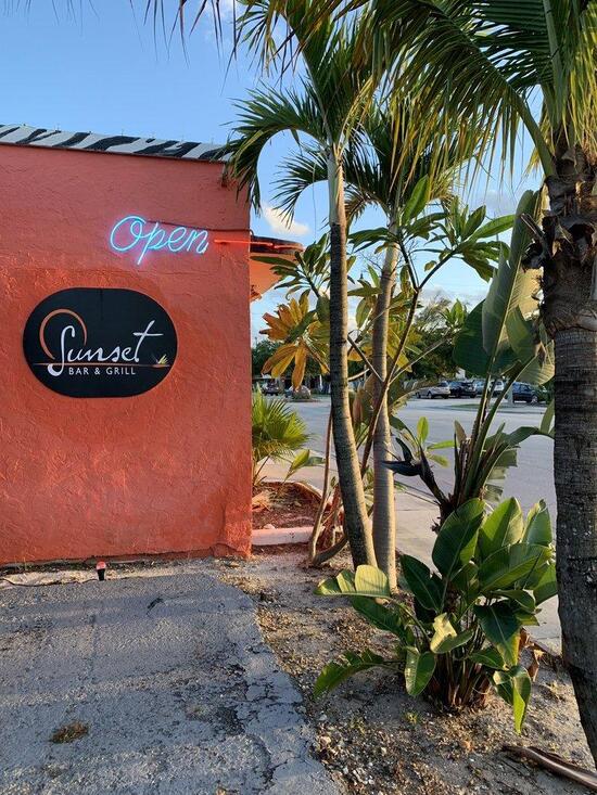 Menu at Sunset Bar & Grill, West Palm Beach