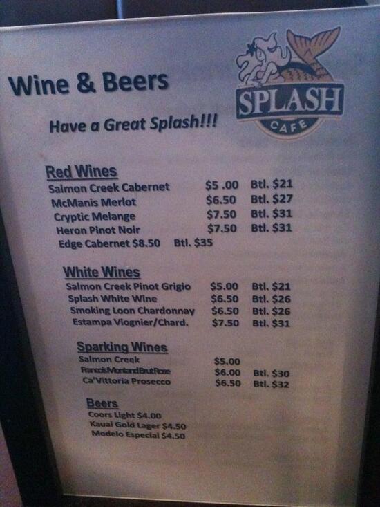 Menu at Creative Crepes and Coffee, Lihue