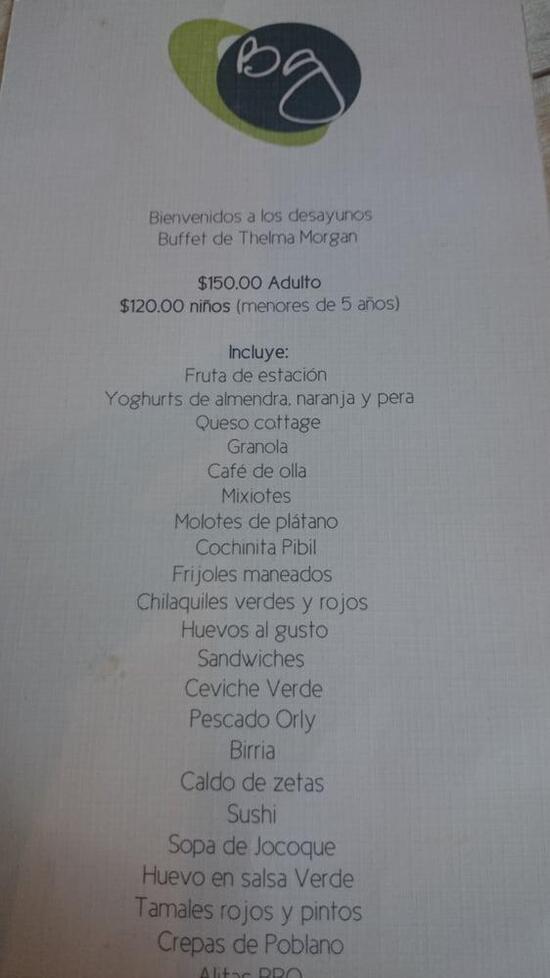 Menu at Buffet Gourmet by Coronado, Tlalnepantla de Baz