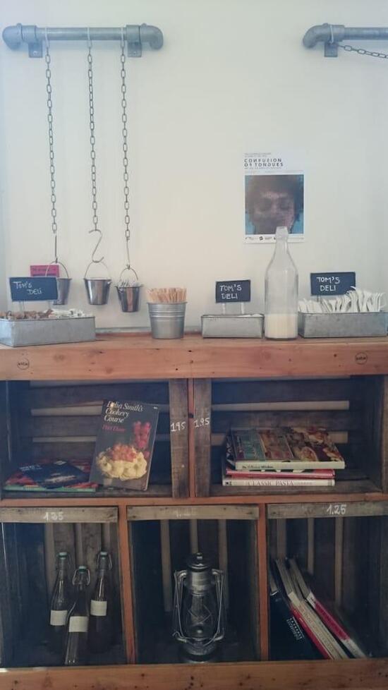 Menu at Toms Cafe, Southam