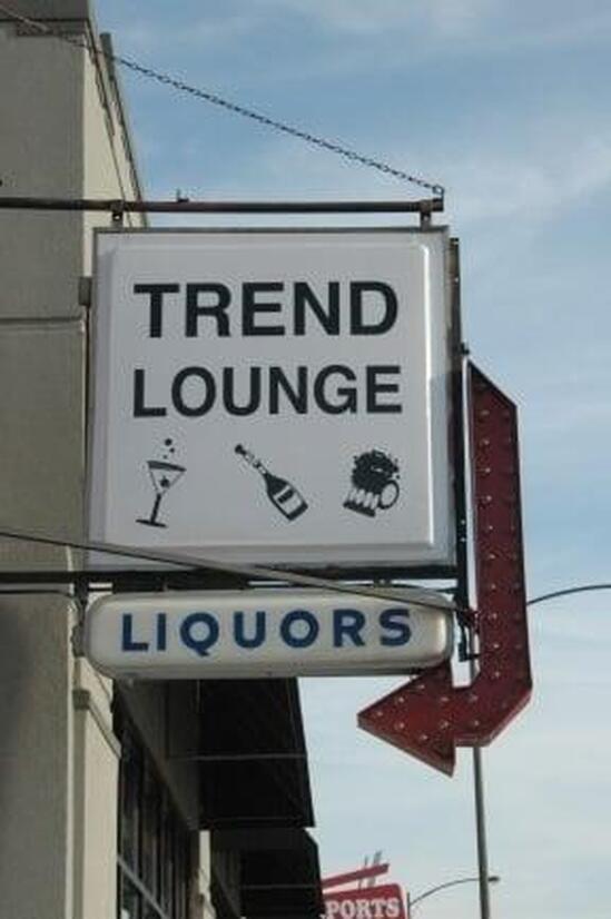 Menu at Trend Bar, Saint Paul