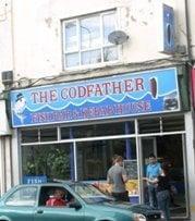 Menu at The Codfather fast food, Cardiff, 92 Cowbridge Rd E
